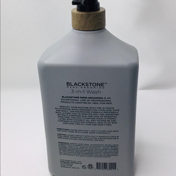 Blackstone | Grooming | Blackstone Mens Grooming3in Hair Face Body Wash ...